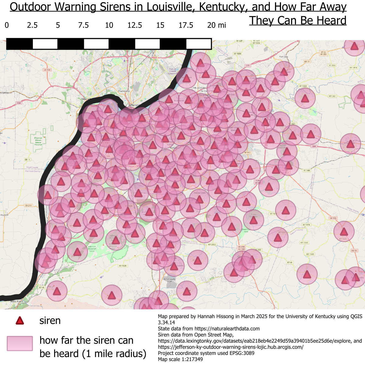 Kentucky Outdoor Warning Sirens